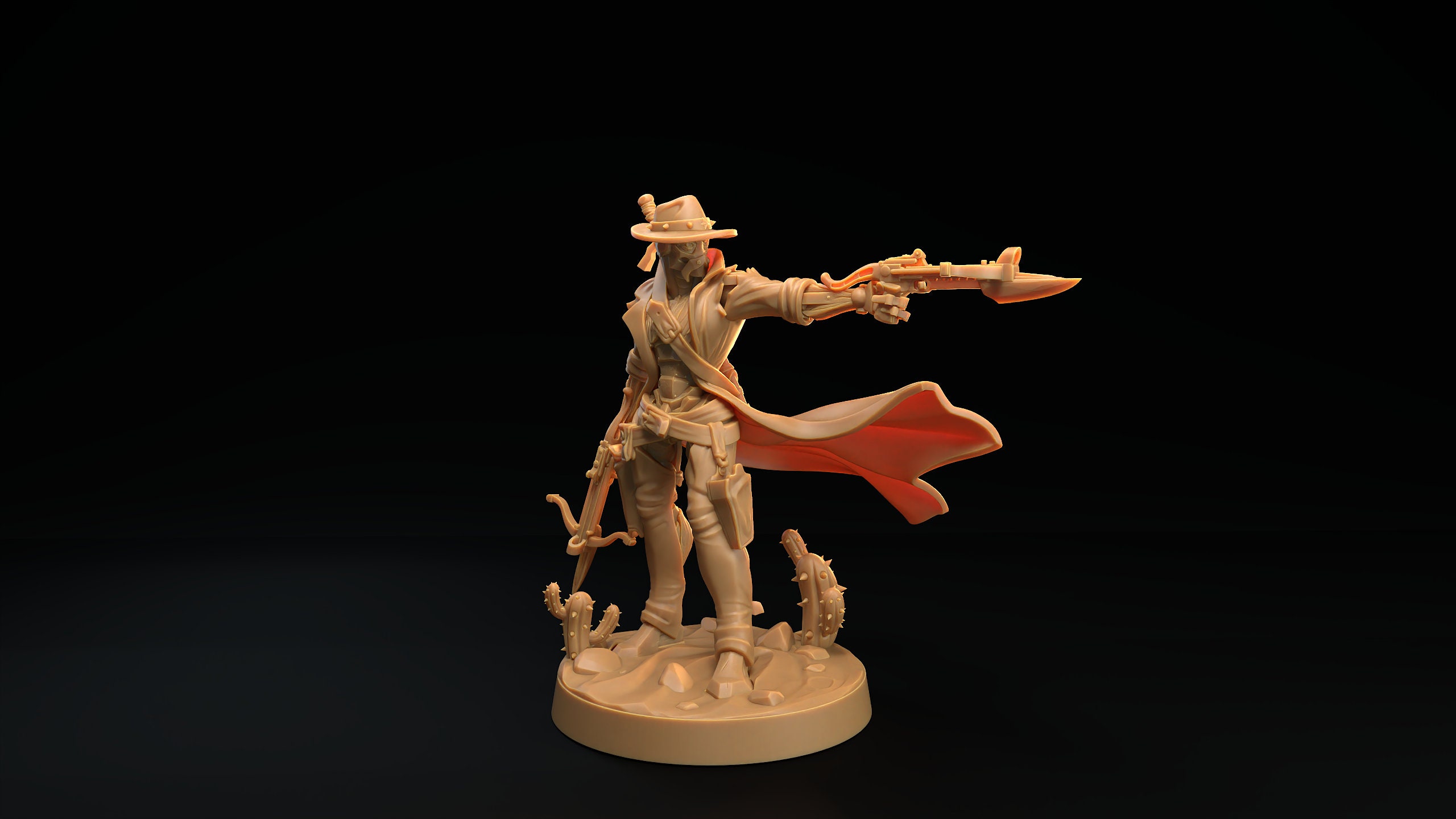 Cyborg Cowboy / Cyborg / Western / Robot / Pathfinder / Dnd / - Etsy