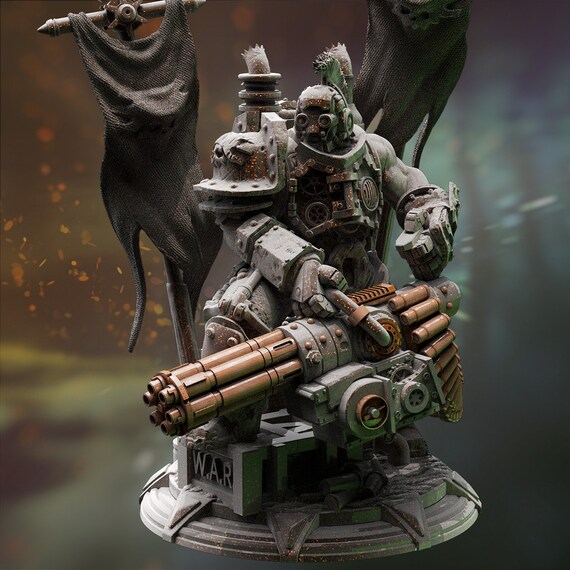 Kartol / Jefe de Guerra / Steampunk / Mech / Wasteland / Hero - Etsy España