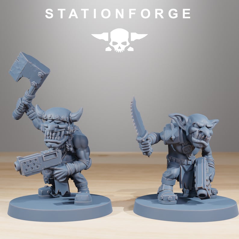 Goblin Infantry / Orkaz / Goblins / Orc / Infantry / Sci Fi / - Etsy