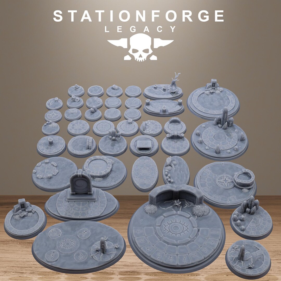 Mytsic Bases / Bases / Toppers / Gothic / Mystic / Dungeon / Fantasy / Table Top / Station Forge ...