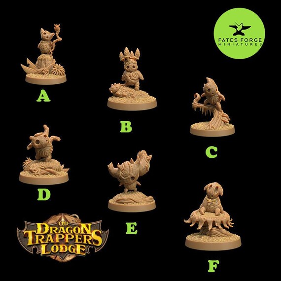 Kodama / Spirits / Yokai / Pathfinder / Dnd / the Dragon - Etsy UK