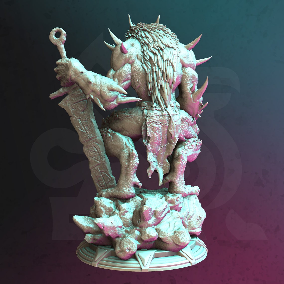 Scrag / Werewolf / Dnd / GM Stash / 3D Print / 4K Mini / - Etsy