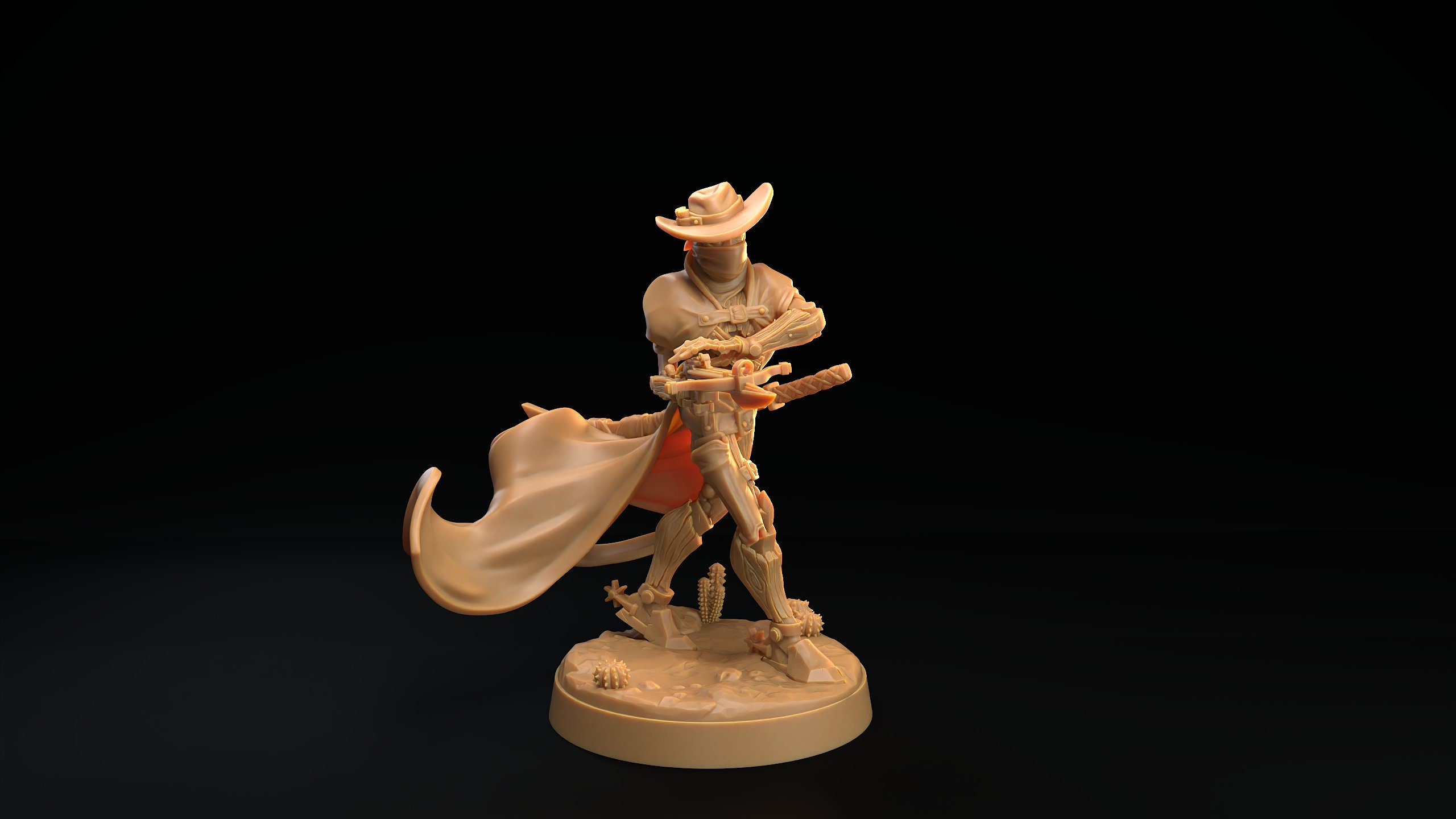 Cyborg Cowboy / Cyborg / Western / Robot / Pathfinder / Dnd / - Etsy