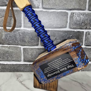 Simple Custom Shaped Mjolnir Display Stand for Thor Lightning Hammer ...