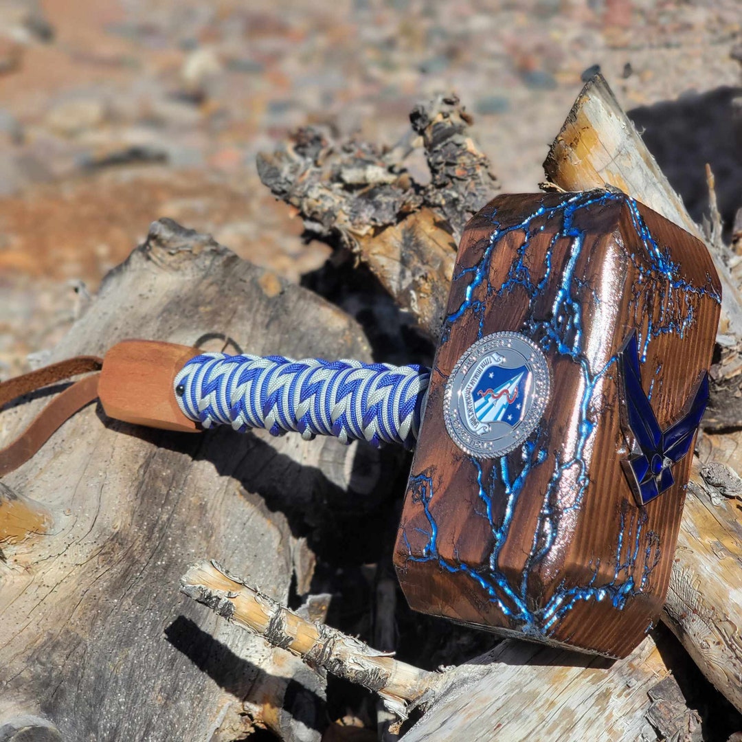Thor Lightning Hammer™ Custom Standard Military PCS, or Impact Award - Etsy