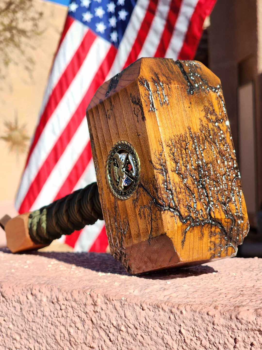 Desktop "mini" Size Custom Thor Lightning Hammer™ Military PCS, or ...