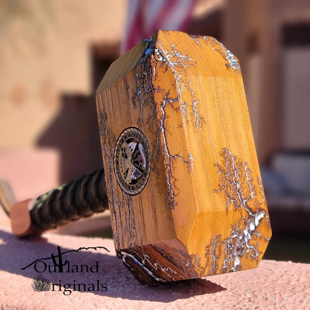 Desktop mini Size Custom Thor Lightning Hammer™ Military PCS, or Impact ...