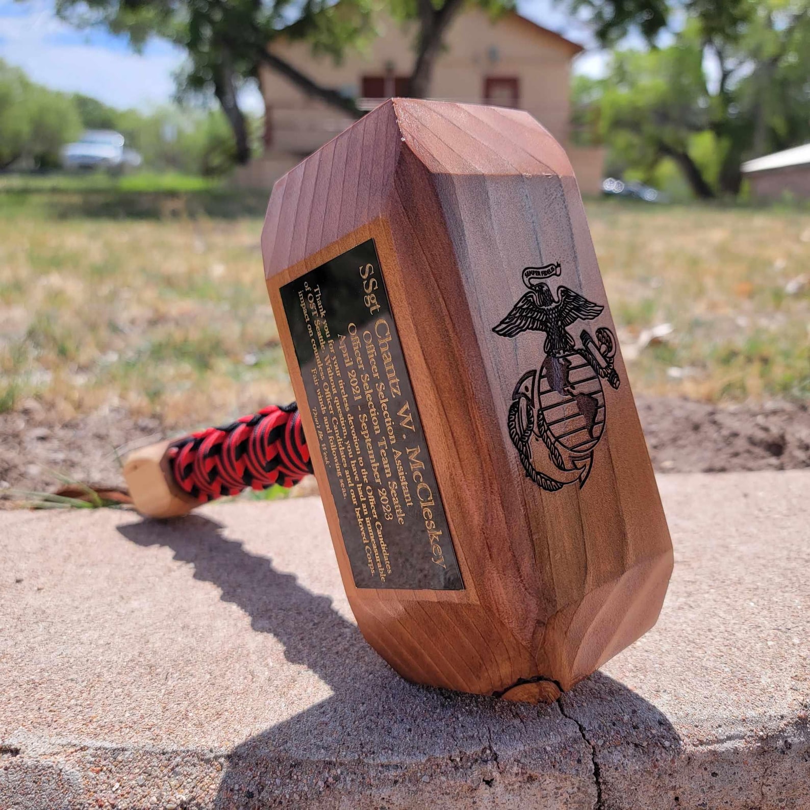 Thor Hammer, Custom Military, PCS, or Impact Award. Personalized ...