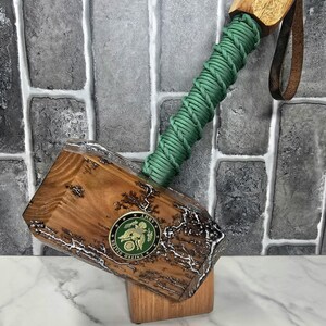 Simple Custom Shaped Mjolnir Display Stand for Thor Lightning Hammer ...
