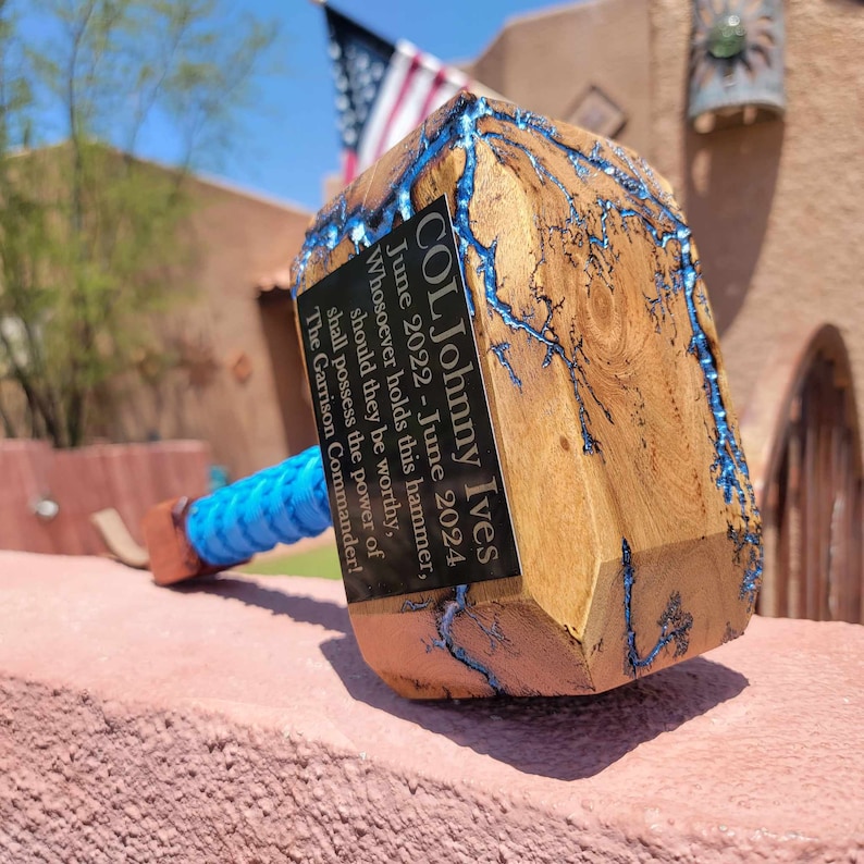 Limited Quantity Premium Mesquite, or Walnut, Thor Hammer. Personalized ...