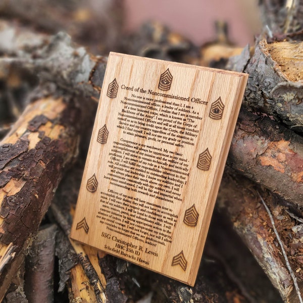 Military Plaque - Etsy