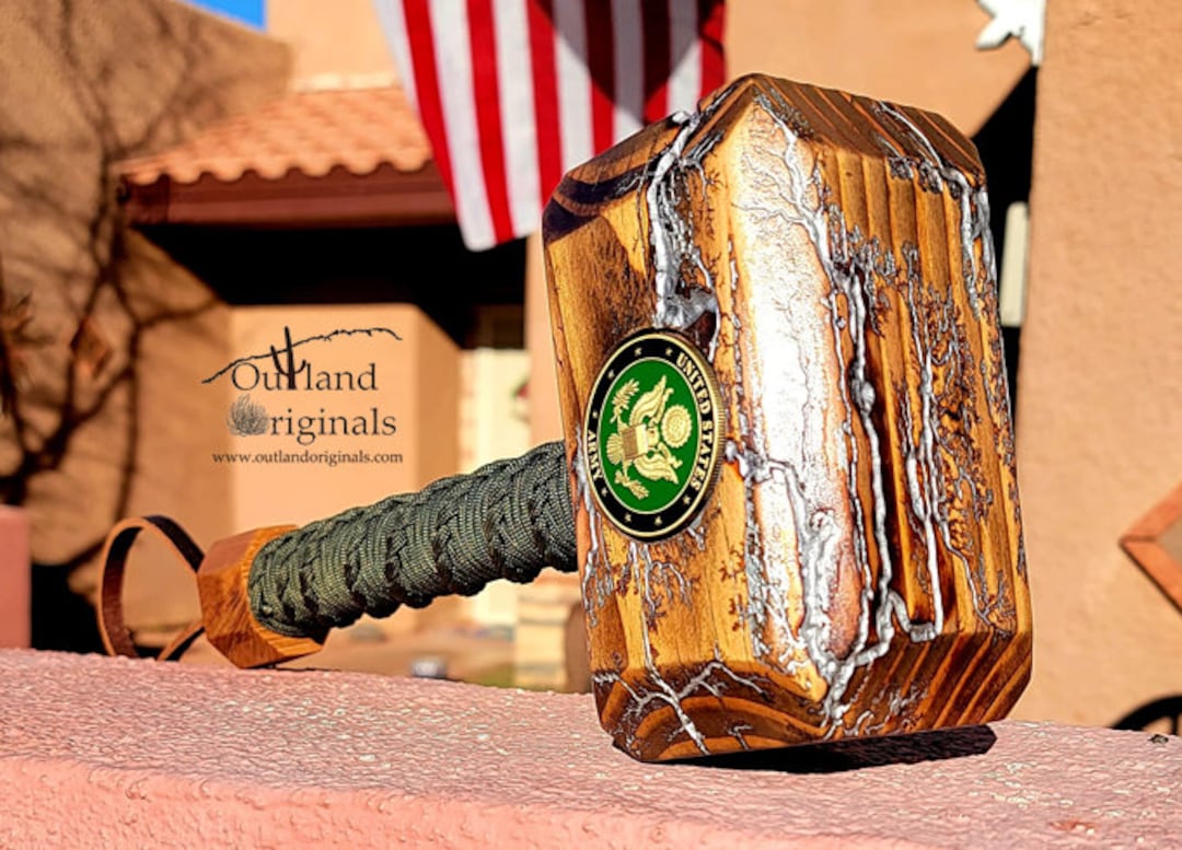 Thor Lightning Hammer™ Custom Standard Military PCS, or Impact Award - Etsy