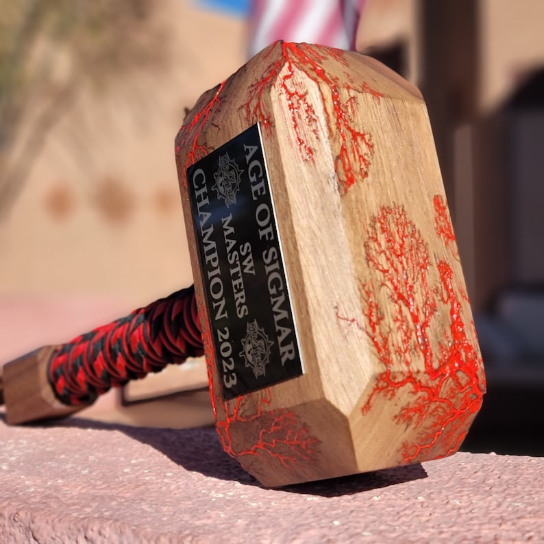 Limited Quantity Premium Mesquite, or Walnut, Thor Hammer. Personalized ...