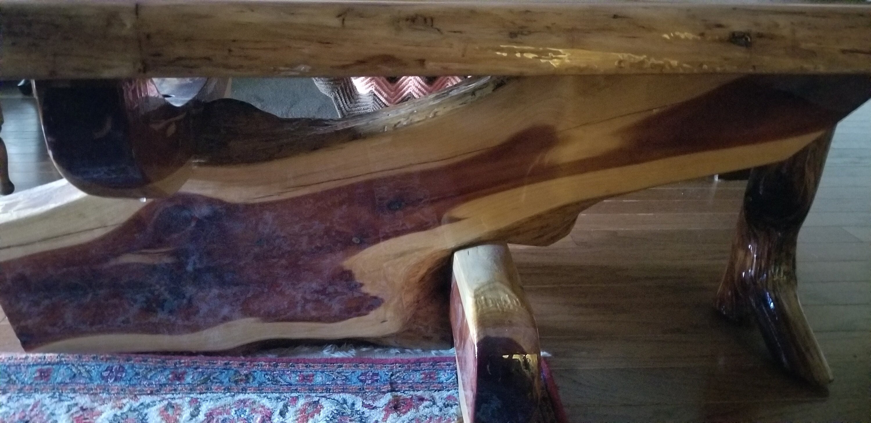 Live Edge Cedar Coffee Table - Etsy