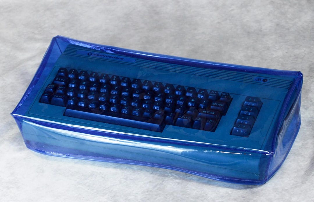 Premium PVC Dust Cover – Commodore C64 / VC20 / C16 – Clear & Colored ...