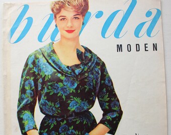 Burda Moden 3/ 1962 With Instructions, Patterns, Fashion Magazine, Fashion Magazine, Sewing ...