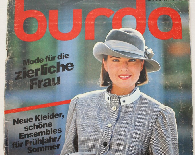 Burda Mode for Petite 1984 Instructions, Cutting Sheets, Fashion ...