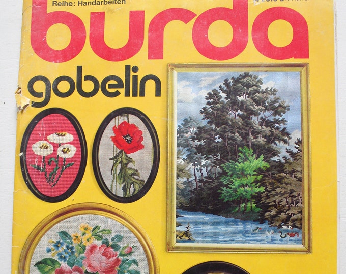 Burda Gobelin 1975 Instructions, Pattern Sheets, Handicraft Booklet ...