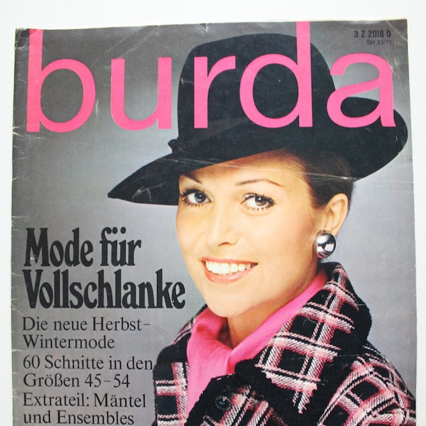 Burda 1971 - Etsy