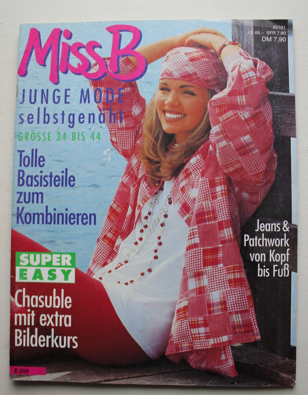 Burda Miss B Young Fashion 1994 Instructions Pattern Sheet, Fashion ...