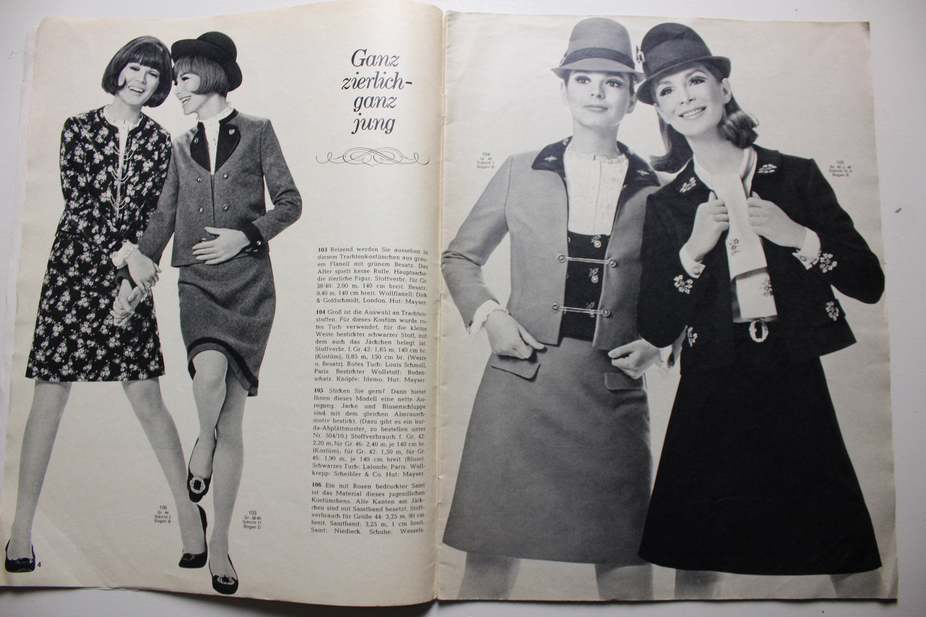 Burda Fashion in Traditional Style Instructions, Cutting Sheet, Fashion Magazine, Fashion ...