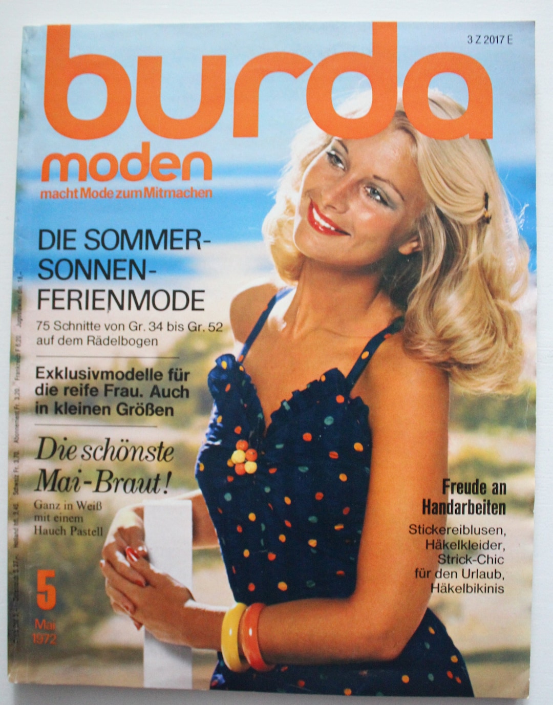 Burda Moden 5/ 1972 Instructions, Pattern Sheets, Fashion Magazine, Fashion Booklet, Sewing ...
