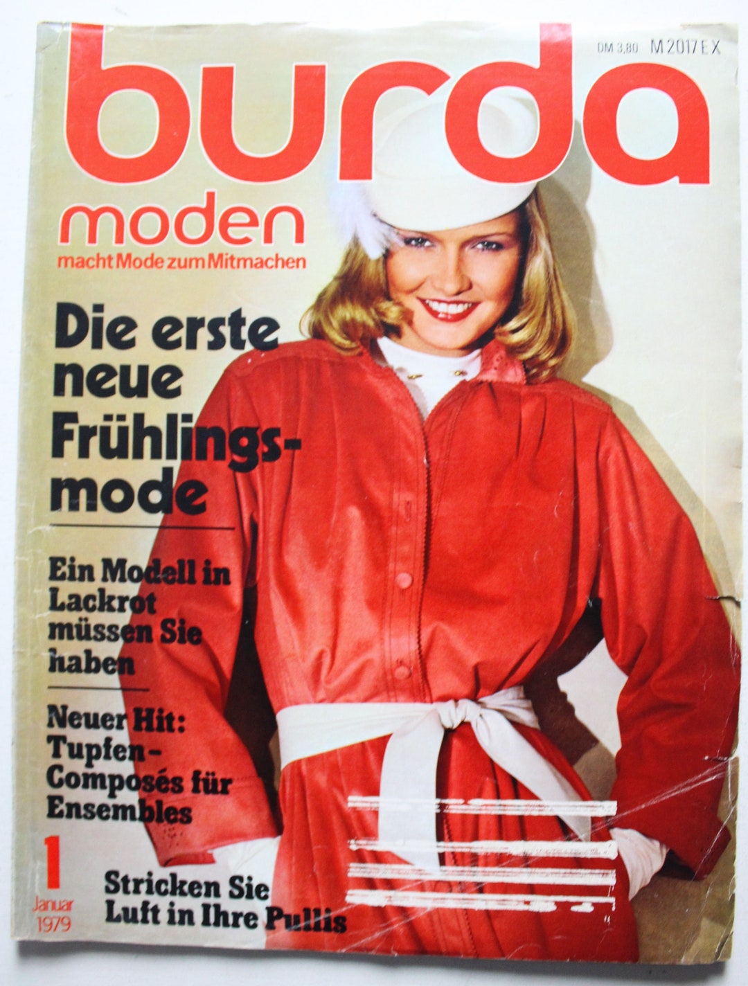 Burda Moden 1/ 1979 Instructions, Cutting Sheets, Fashion Magazine, Fashion Booklet, Sewing ...