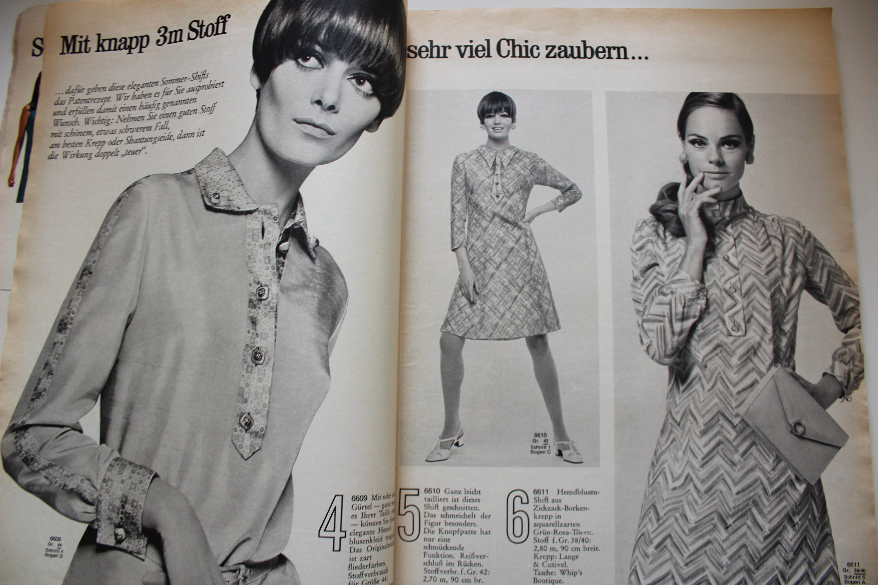Burda Moden 7/ 1967 With Instructions Cutting Sheets Fashion - Etsy
