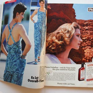 Burda Moden 5/ 1984 Instructions, Pattern Sheets Fashion Magazine Retro ...