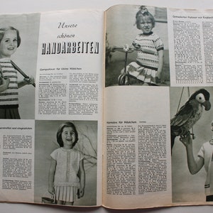 Meyer's Swiss Women's and Fashion Magazine No.9 1962 Pattern Fashion ...
