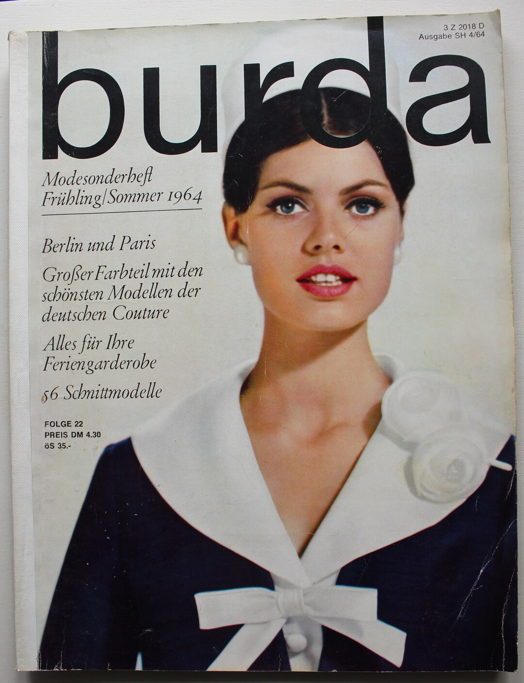 Burda Special Fashion Issue Spring/summer 1964 Cut Sheets, Fashion Magazine Fashion Magazine ...