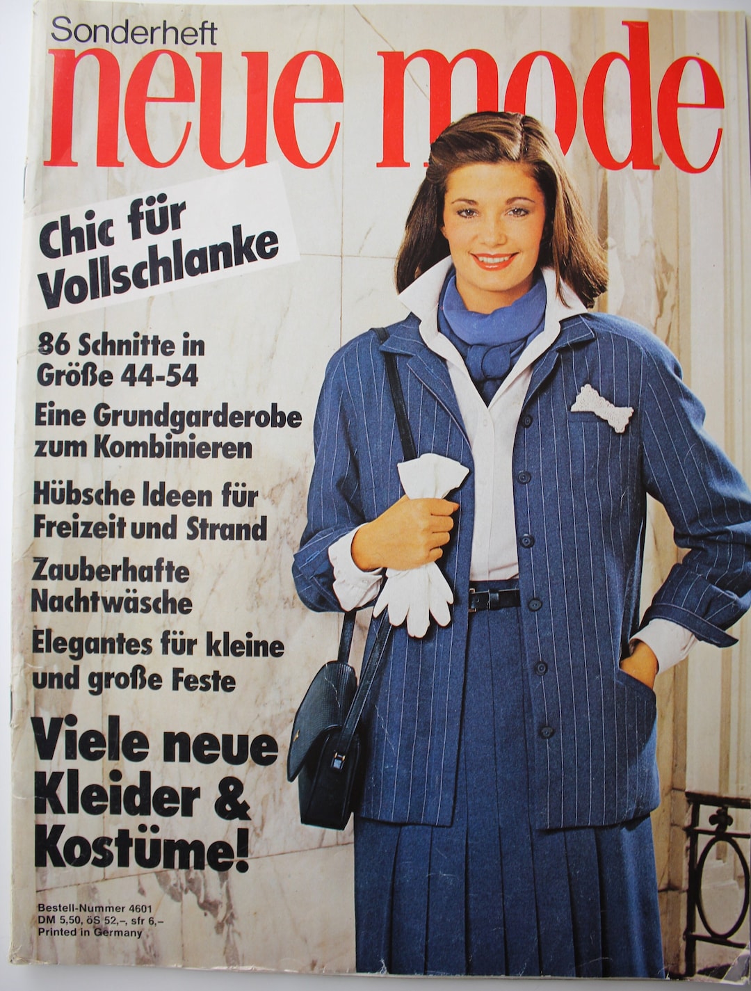 Neue Mode Sonderheft - Chic für Vollschlanke -1981 mit Anleitung ...