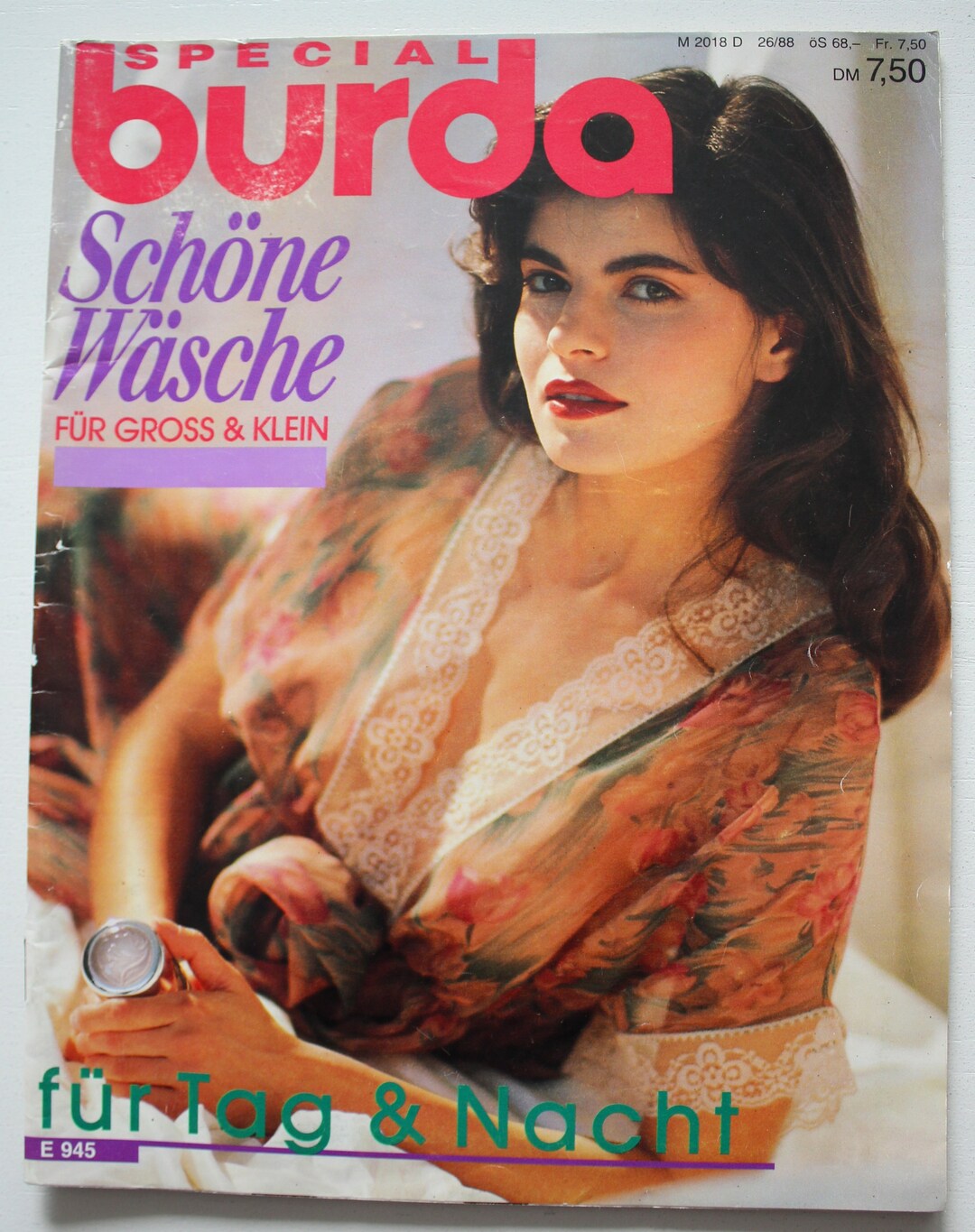 Burda Schöne Wäsche 1977 Instructions, Pattern Sheets, Fashion Magazine, Fashion Booklet, Sewing ...