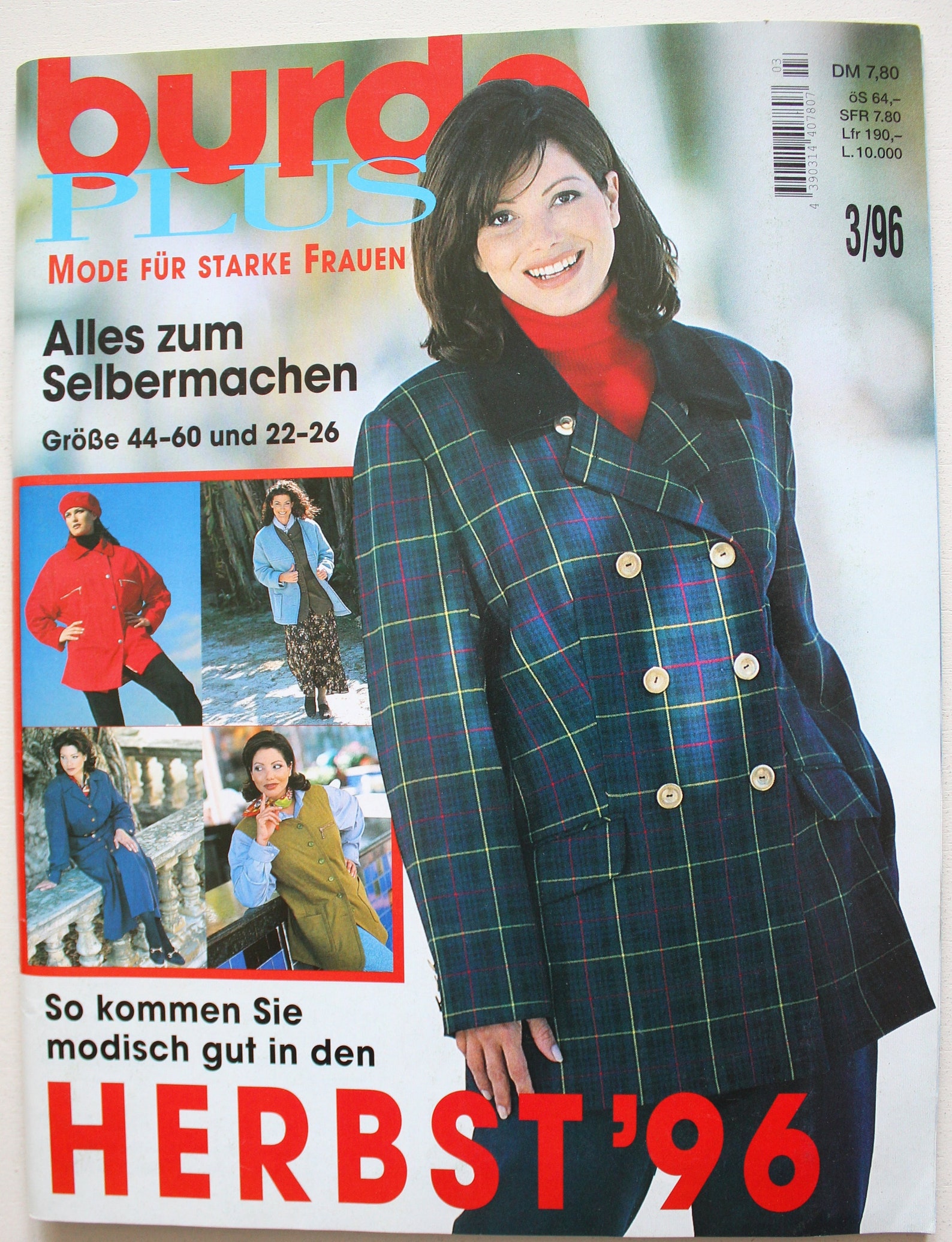Burda Plus Fashion for Full Figures Autumn 1996 Instructions, Pattern ...