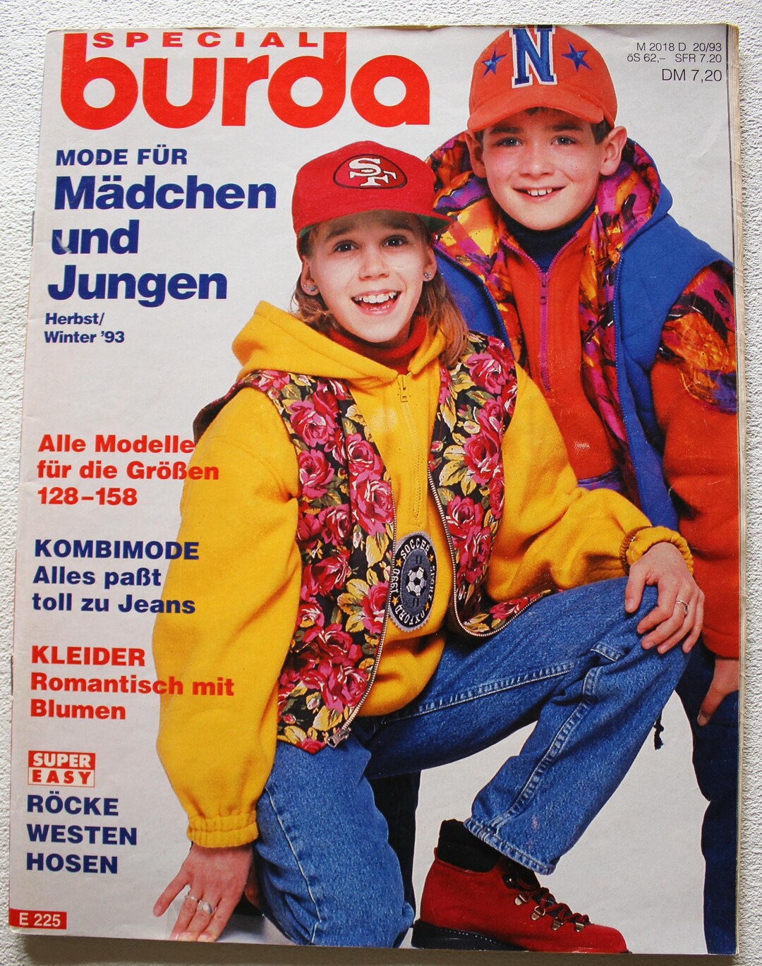Burda Special Fashion for Girls and Boys Autumn/winter 1993 ...