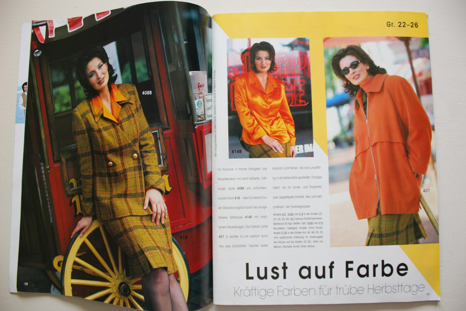 Burda Plus Fashion for Full Figures Autumn 1996 Instructions, Pattern ...