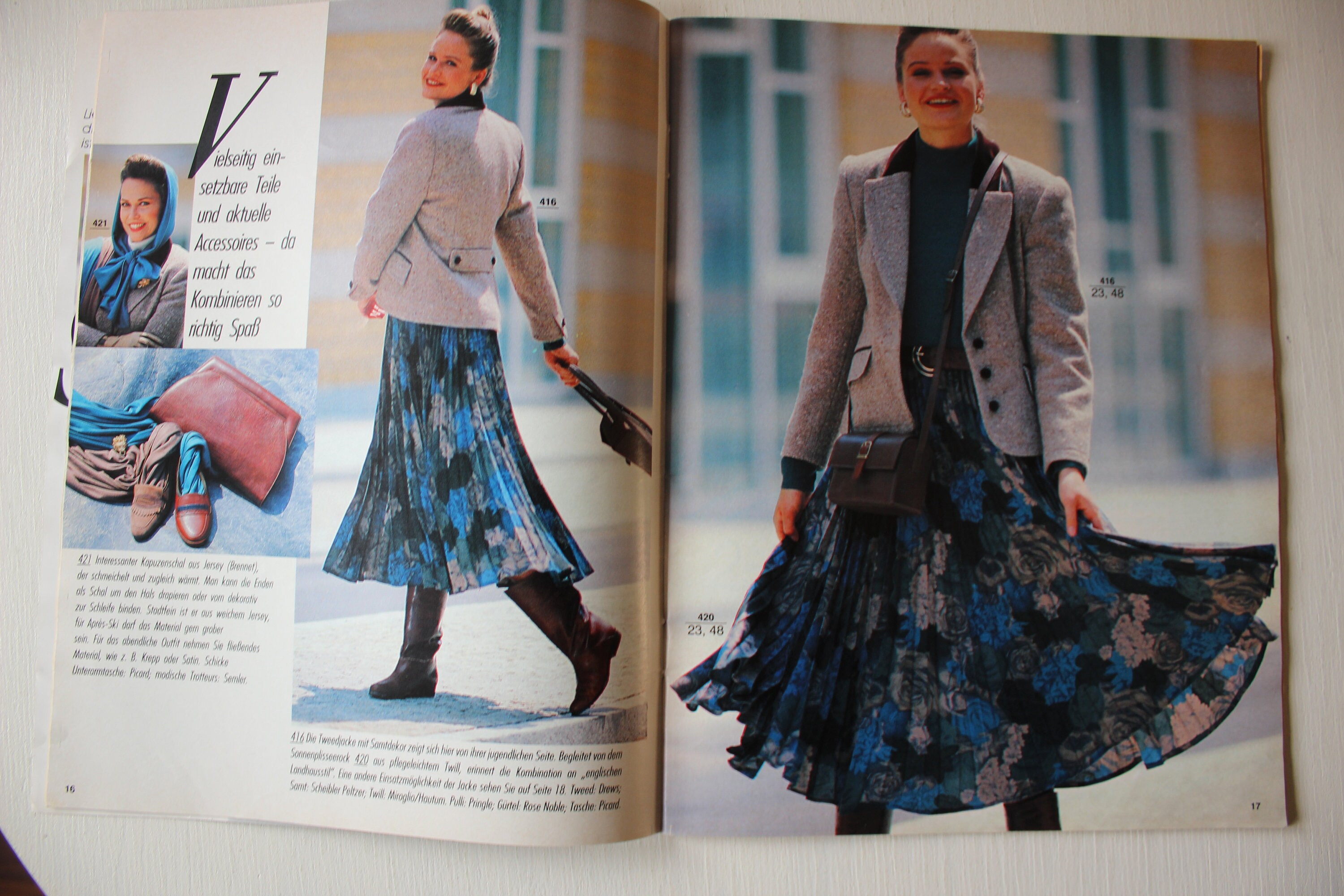Burda Fashion for Full-figured, Winter 1988 With Instructions, Patterns ...