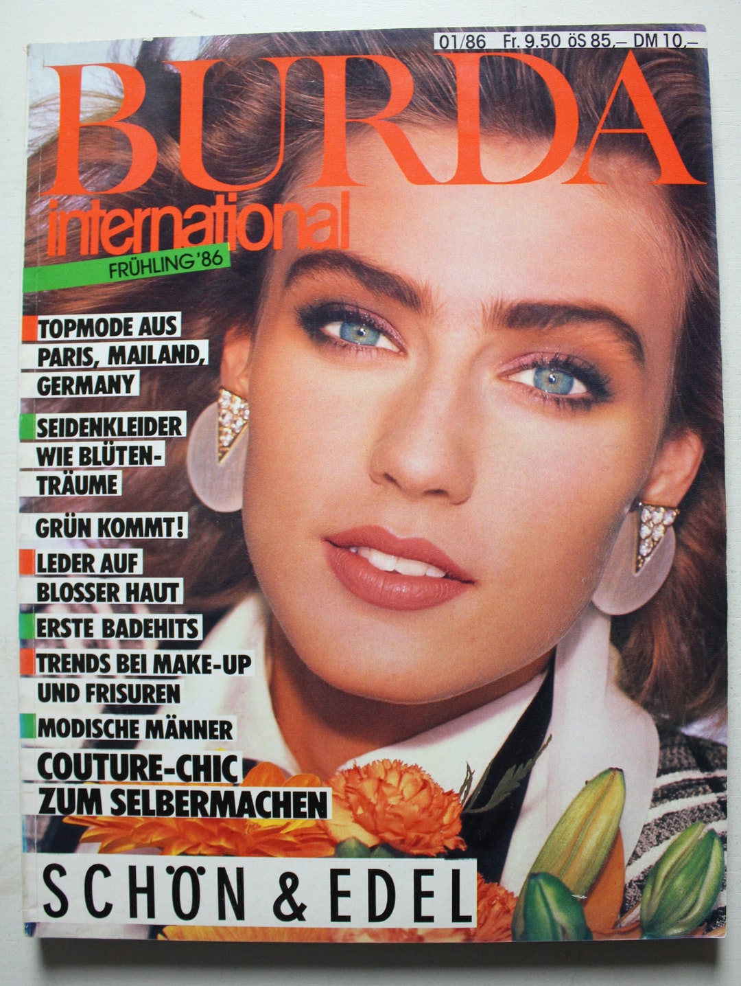 Burda International Spring 1986 Pattern Sheet Fashion - Etsy