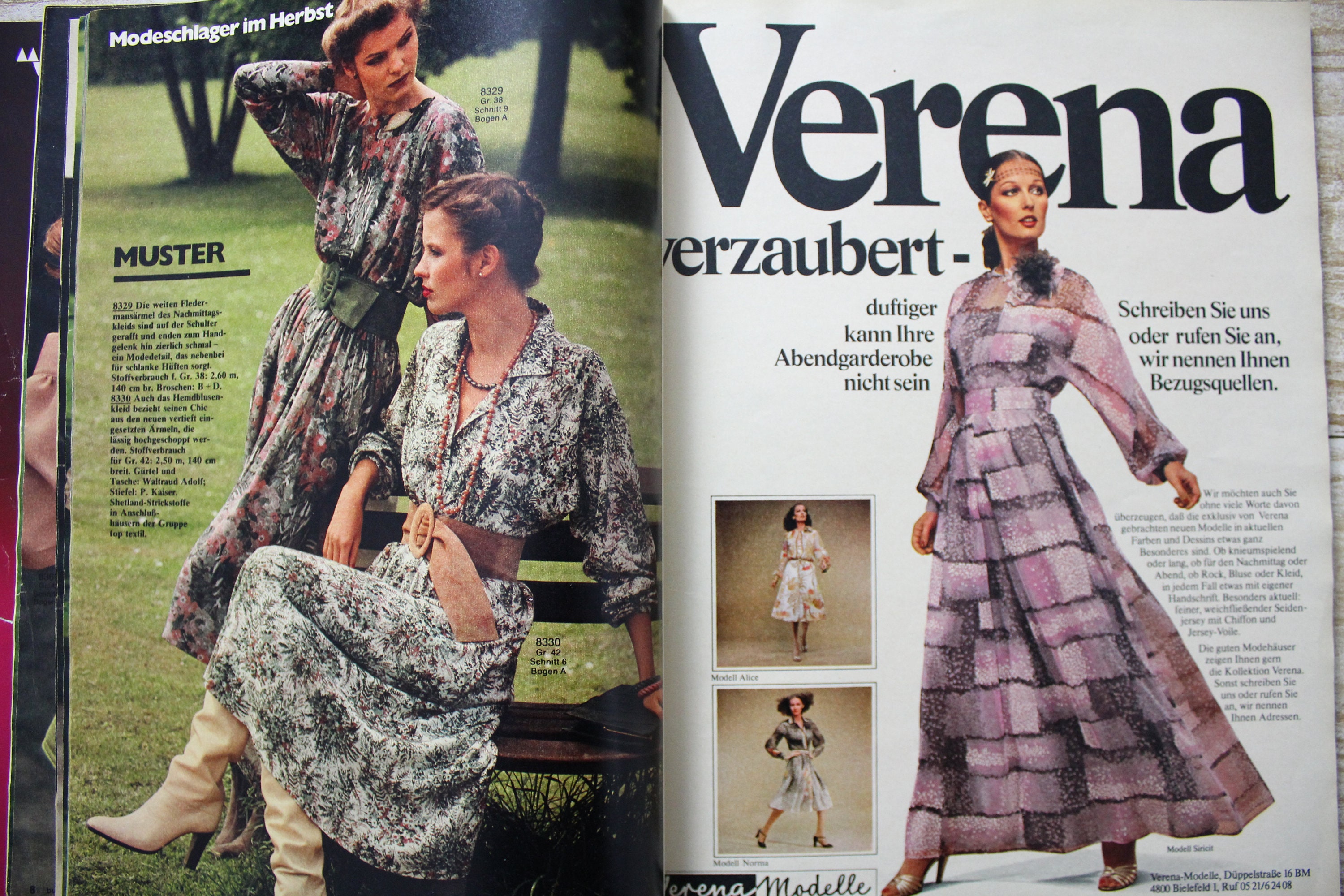 Burda Moden 9/ 1978 With Instructions Cutting Sheets Fashion - Etsy