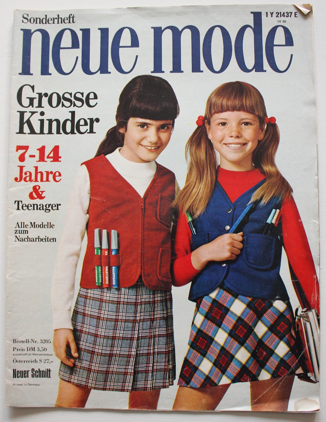 New Fashion for Big Children 1968 Instructions, Pattern Sheets, Fashion ...