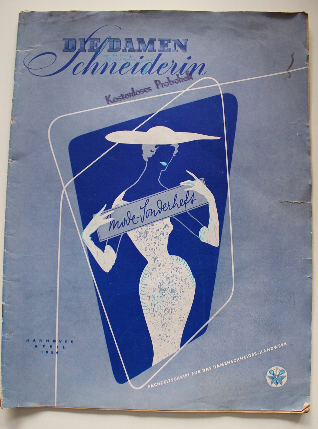 The Dressmaker Fashion Special Issue Trade Journal 1954 Sewing Magazine ...