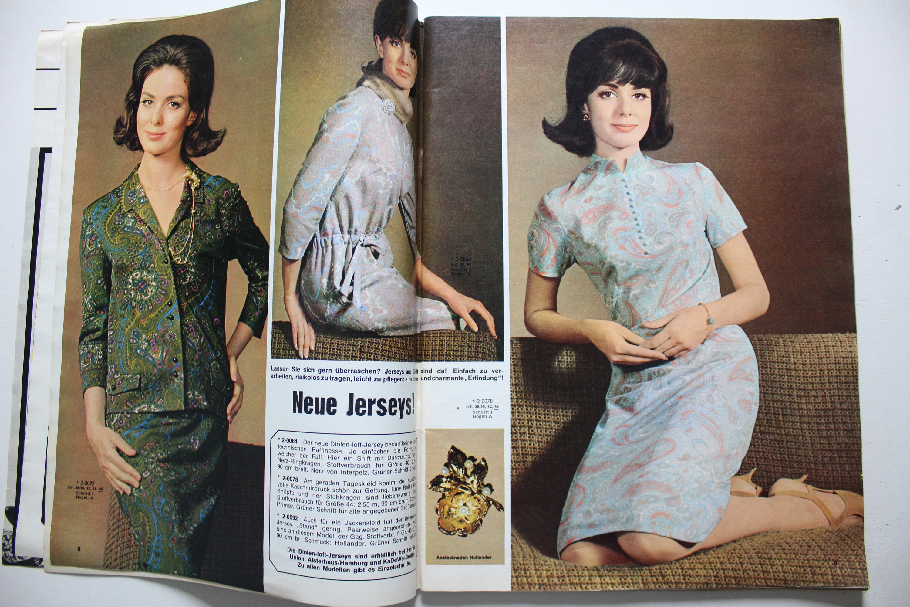 Burda Beyer Moden 9/ 1964 With Instructions Cutting Sheets - Etsy