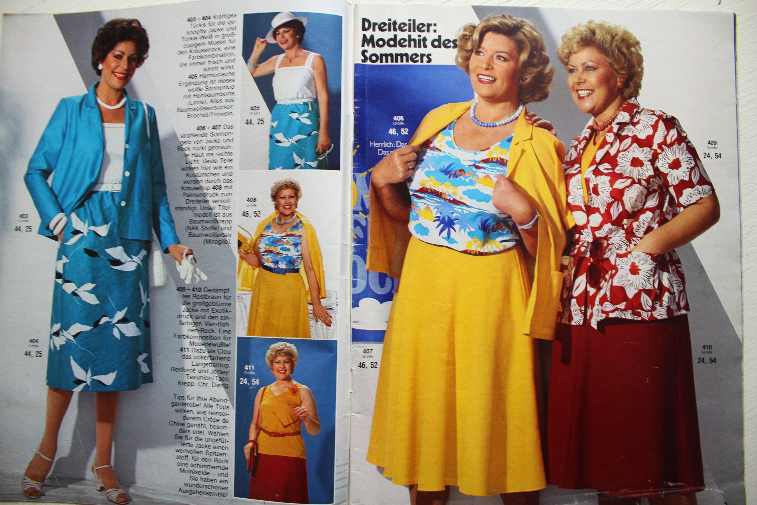 Burda Fashion for Full-figured Summer 1981 With Instructions - Etsy