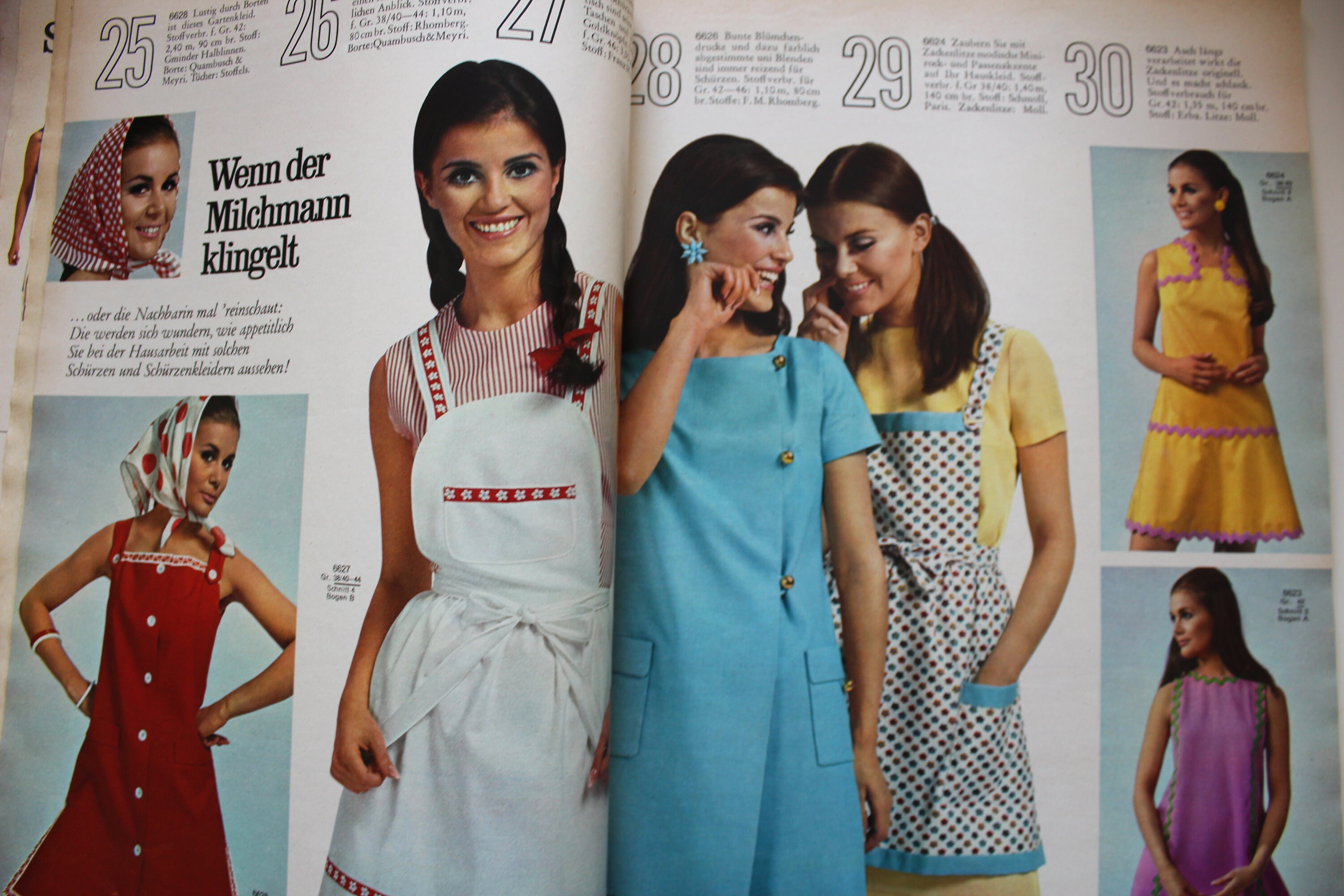 Burda Moden 7/ 1967 With Instructions Cutting Sheets Fashion - Etsy