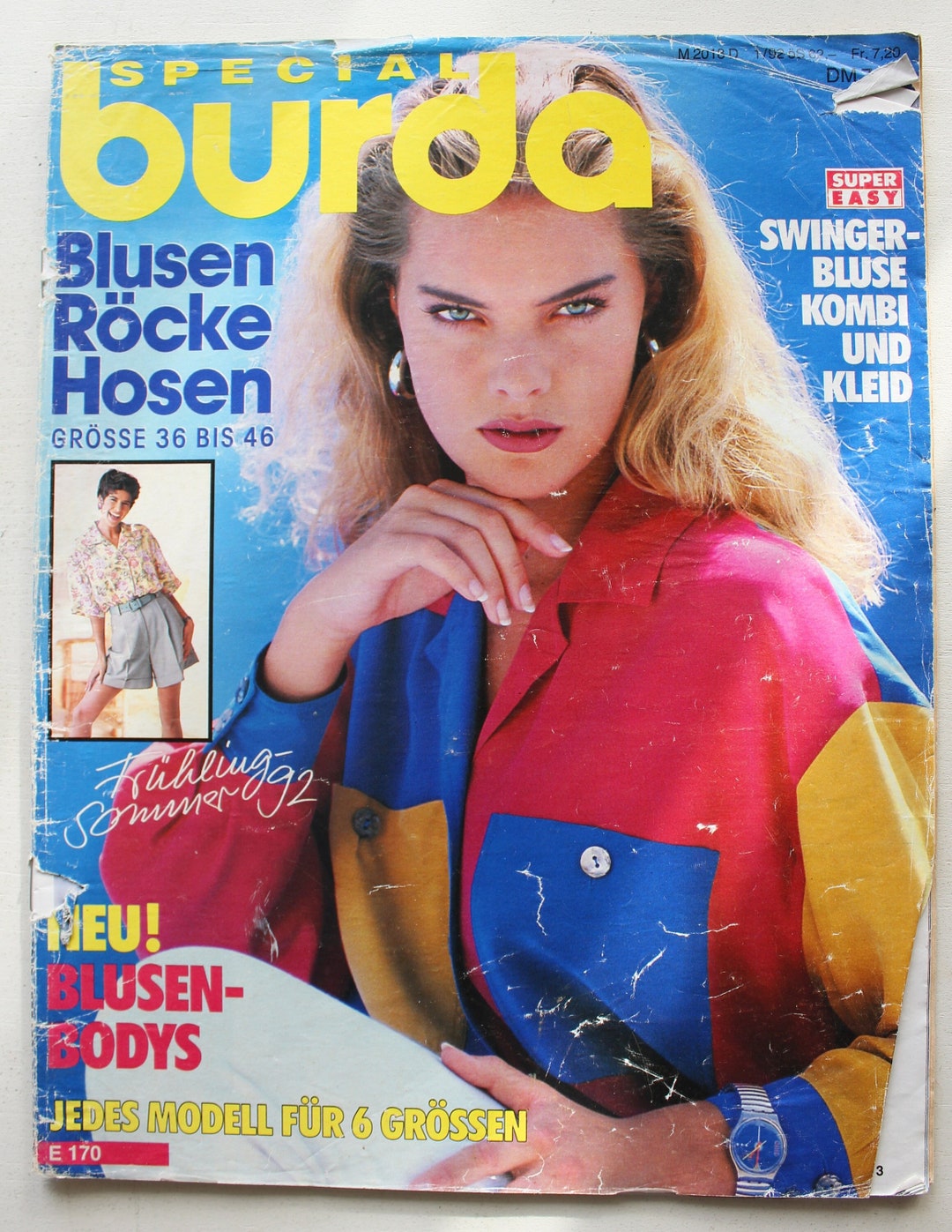 Burda Special - Blouses Skirts Pants 1992 With Instructions, Patterns ...