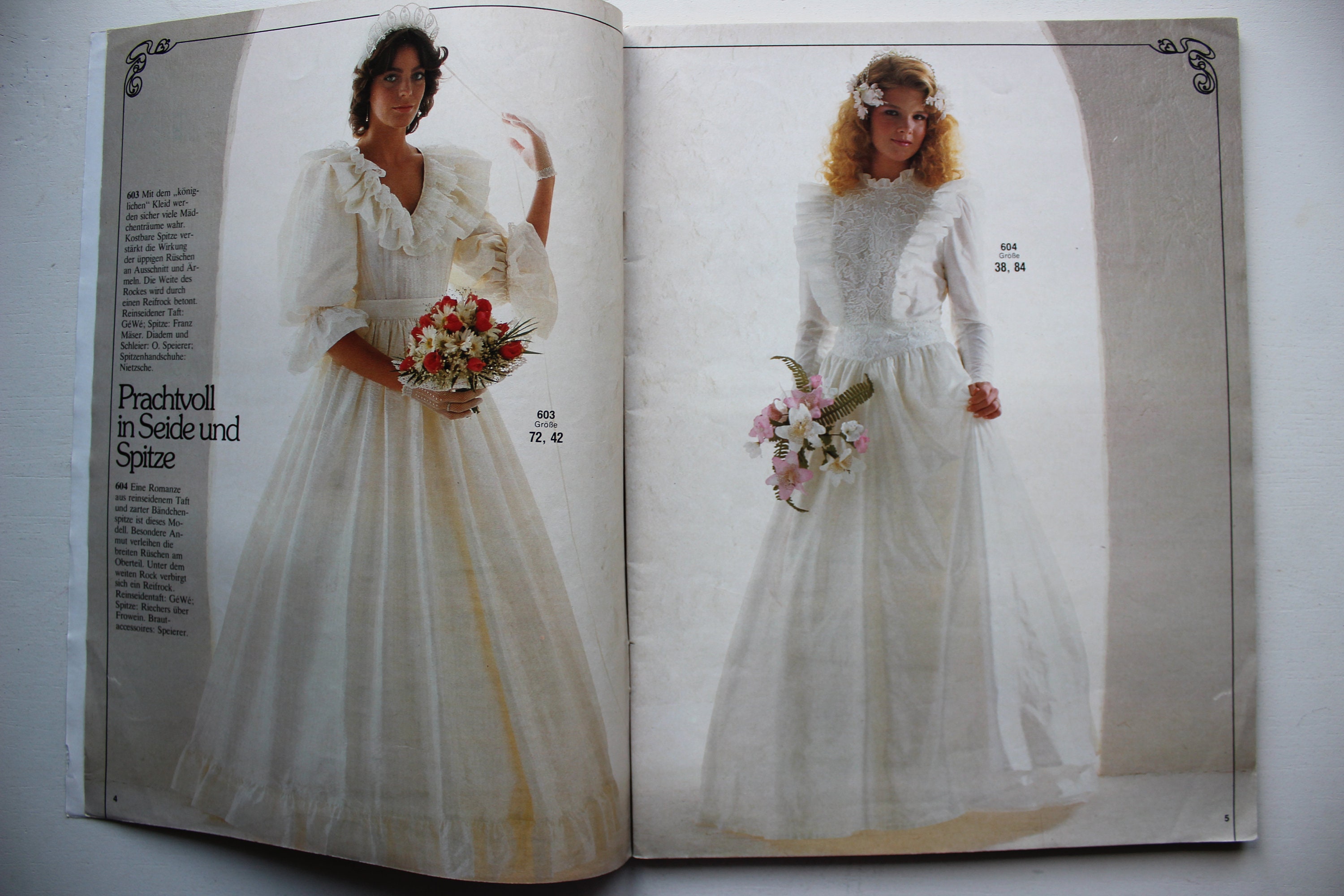 Burda Bridal Fashion 1984 Instructions Cutting Sheet Fashion - Etsy