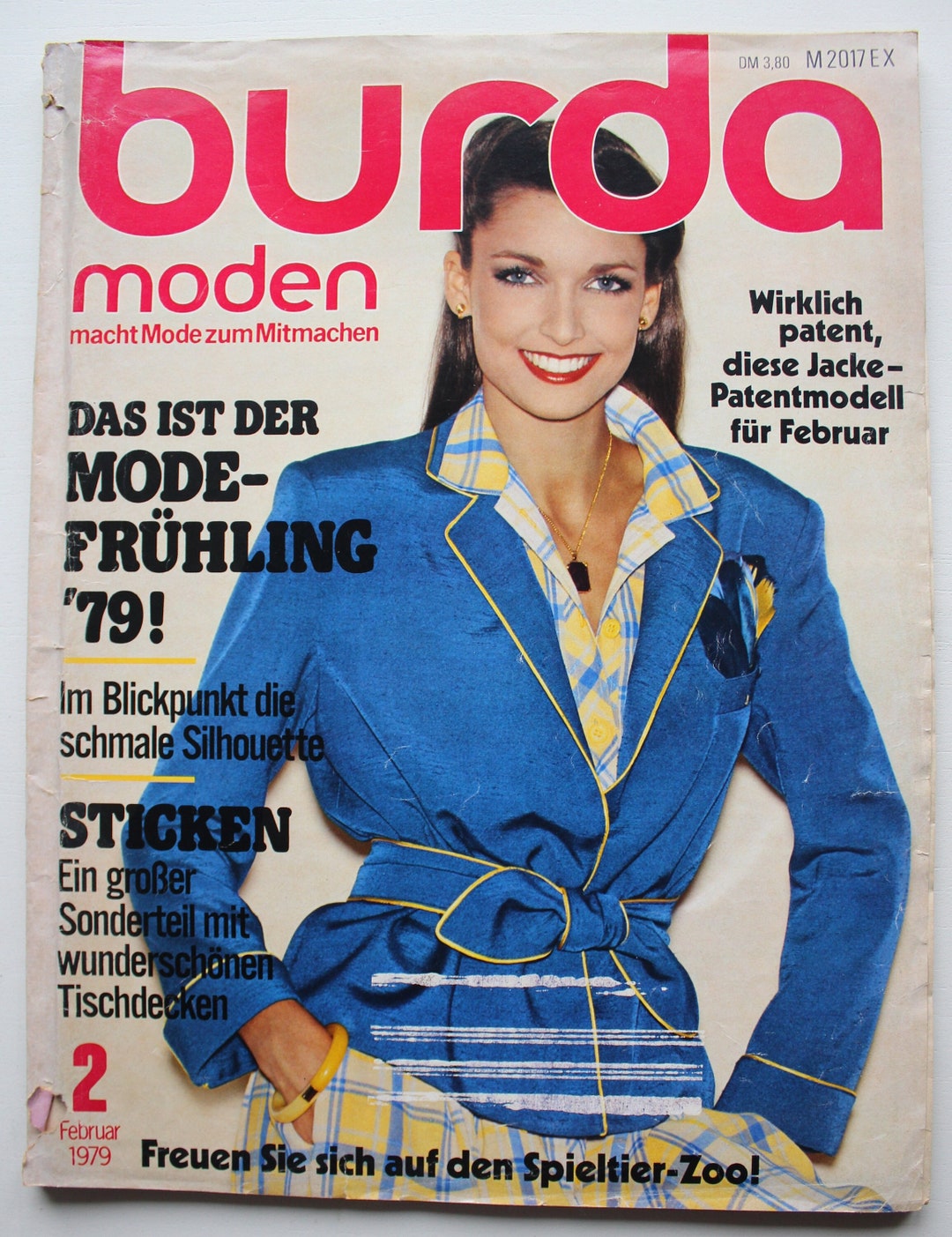 Vintage Magazine Burda Moden 2/ 1979 Instructions Pattern Sheets Fashion Magazine Fashion ...