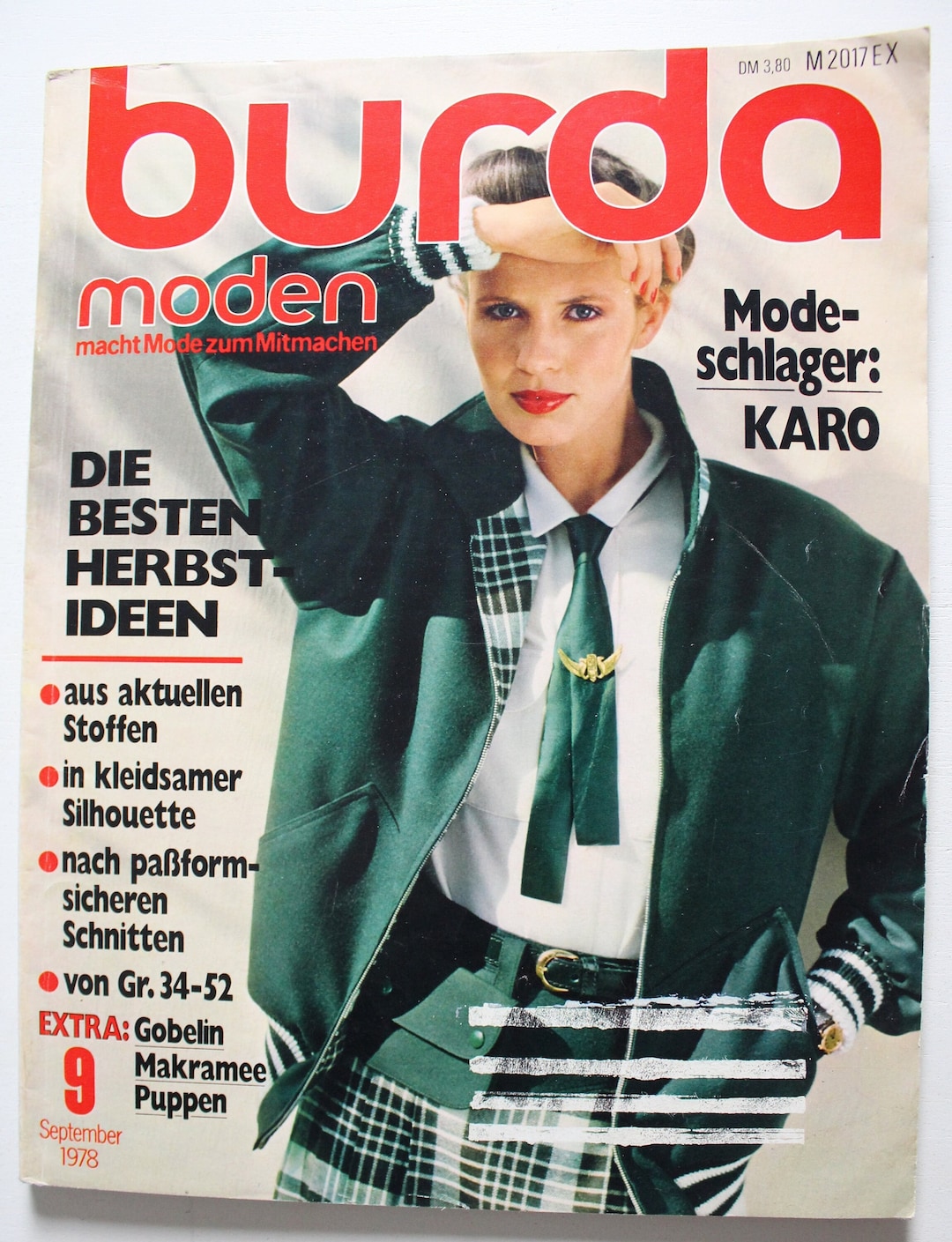Burda Moden 9/ 1978 With Instructions, Cutting Sheets, Fashion Magazine ...