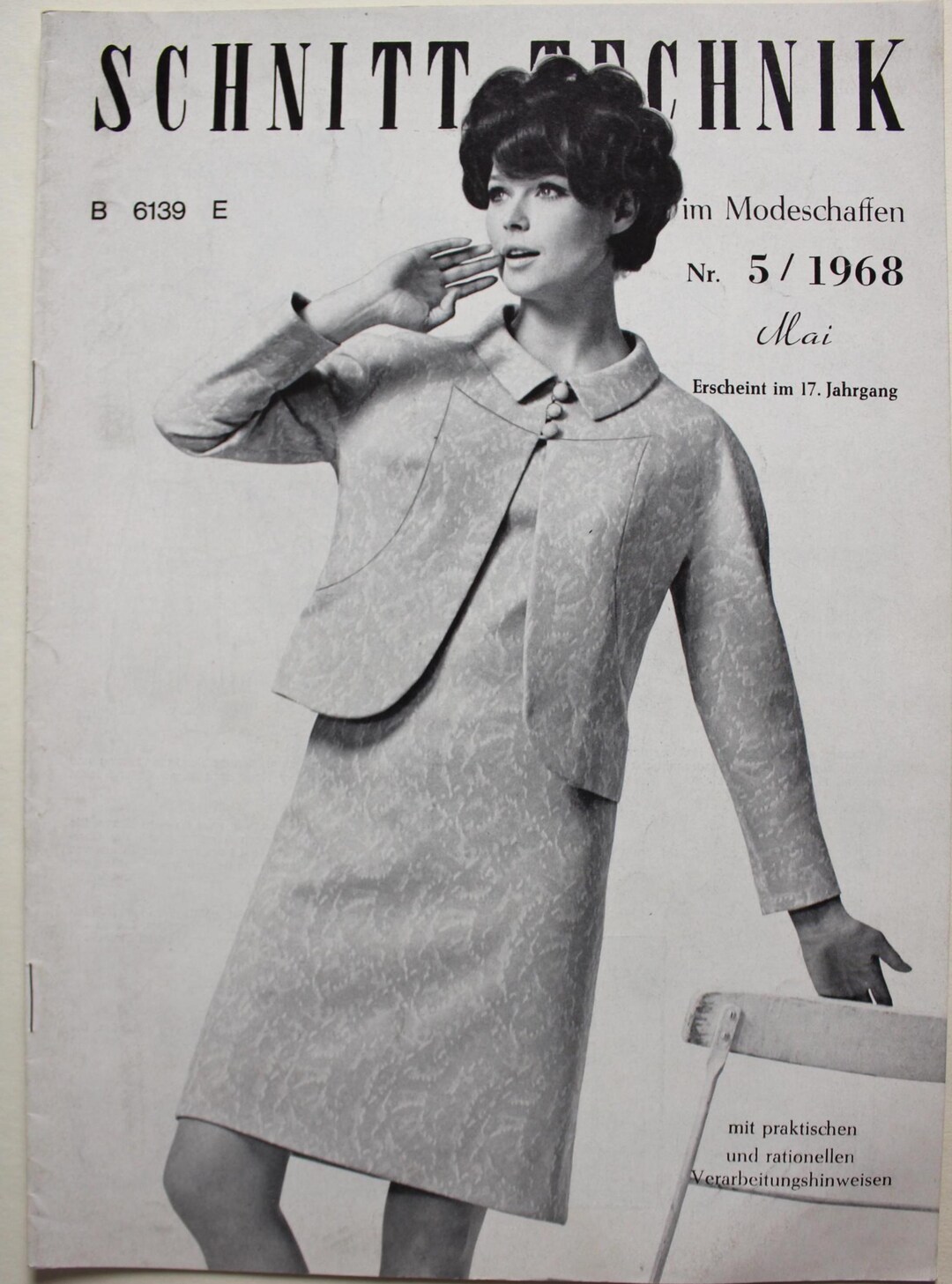 Vintage Magazine "pattern Cutting Techniques in Fashion Design" 5/1968 ...
