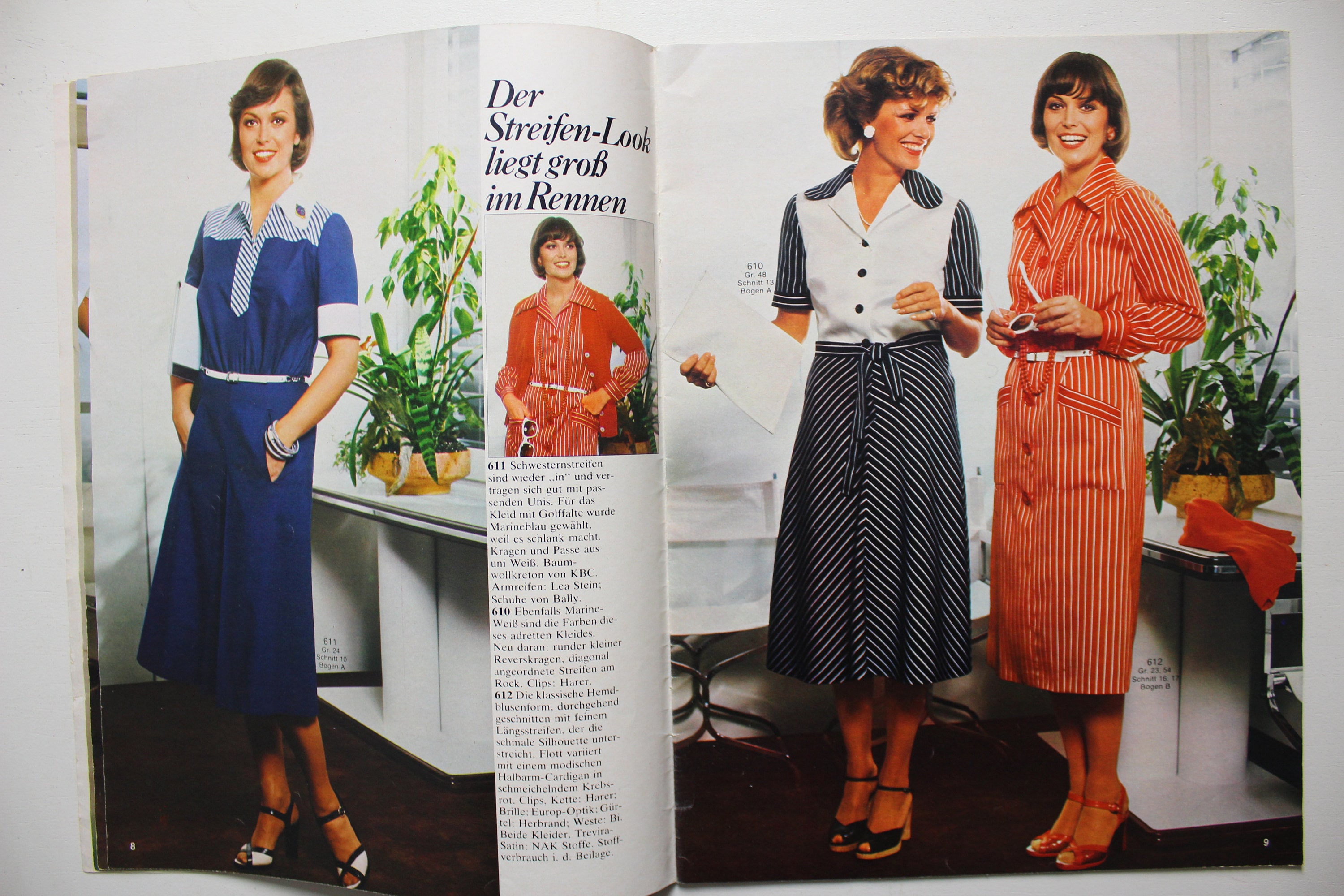 Burda Mode für Vollschlanke Frühling 1975 Anleitungen - Etsy.de